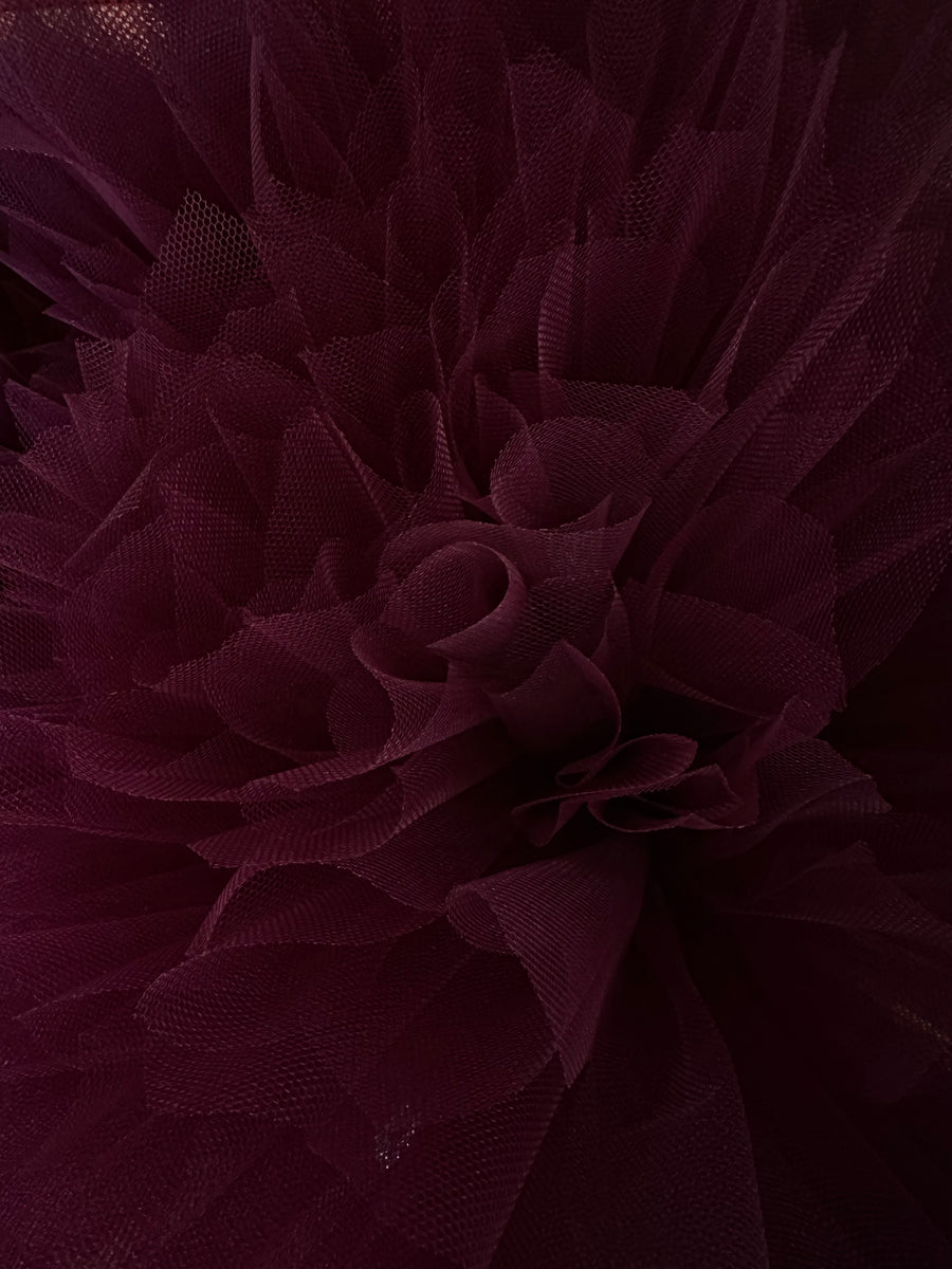 Burgundy Half Tutu/Rehearsal Tutu Base - pull on – Tutu Couture and ...