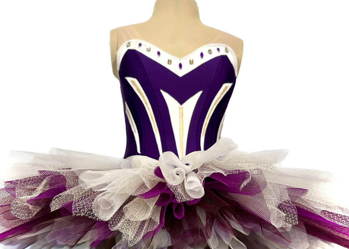 CLEARANCE!!! Purple Performance Stretch Tutu Size Girls 12-Ladies Peti ...