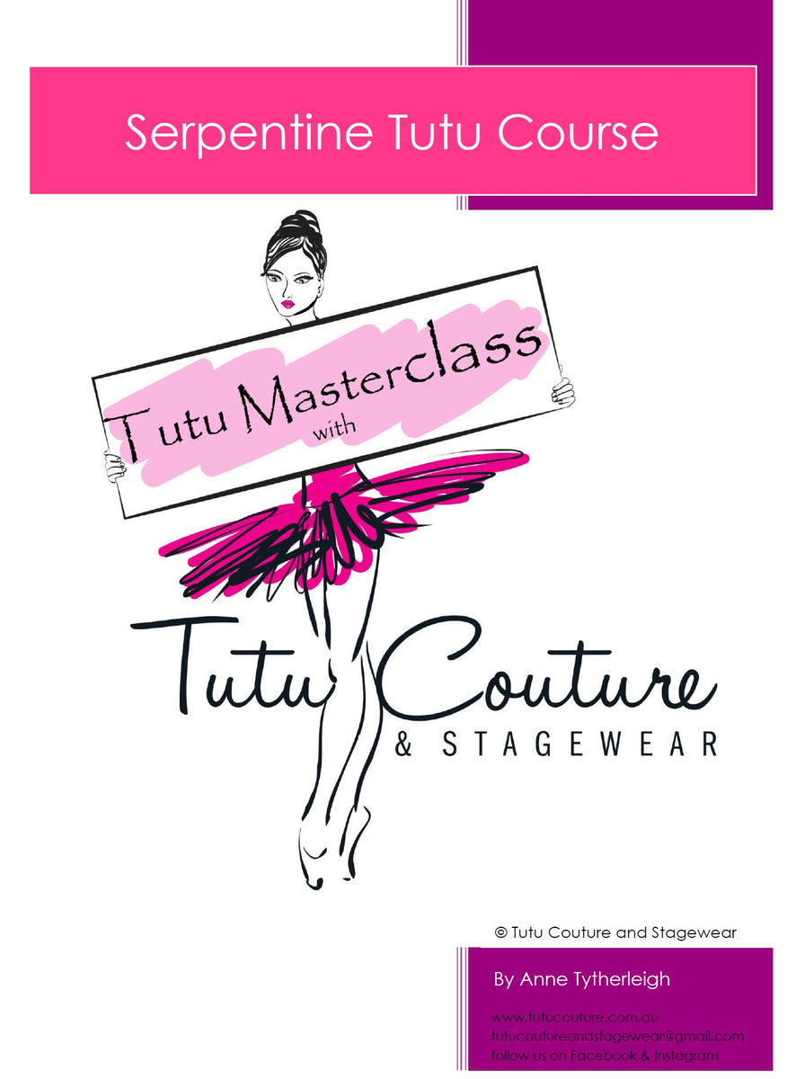 Serpentine Tutu Base Course and Full Plate Pattern Set PDF Digital Dow ...